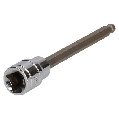 6mm 3/8" Drive Long Ball Ended Hex Allen Key Socket Bit 85mm Deep Reach ...