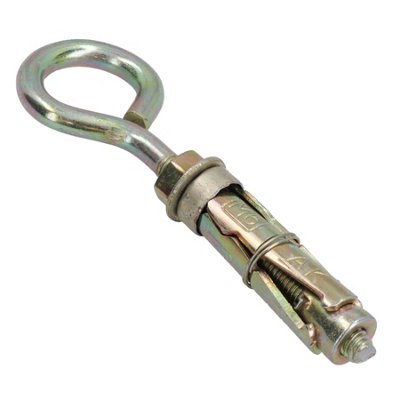 Buy 6mm Close Hook Anchor Eye Bolt Rawl Expansion Bolts Shield Wall 40 ...