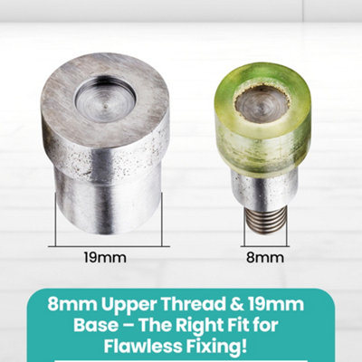6MM DOUBLE CAP RIVETS FIXING DIES SET FOR GREEN MACHINE HAND PRESS, DIY ...