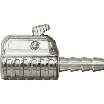 6mm Male Bore Straight Tyre Inflator Clip-on Connector 360 Swivel Head ...