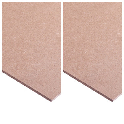 6mm MDF Board 610x305mm (2x1 ft) Pack of 2 | DIY at B&Q