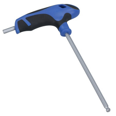 6mm Metric T Handle Allen Hex and Ball Ended Hexagon Key T Bar Wrench