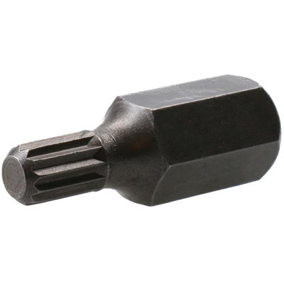 6mm Spline Bit 30mm Length 10mm Shank Chrome Vanadium Hardened Tip ...