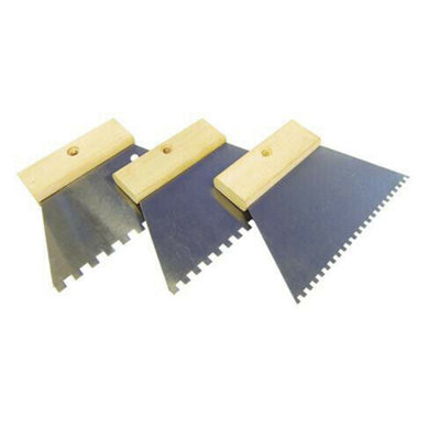 6mm Teeth Adhesive Trowel Tiling Grout Spreader Comb Plasterer Render ...