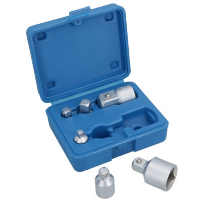 6pc Adapter Step Up Down Socket Adaptor Ratchets Sockets | DIY at B&Q