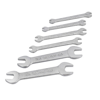 6pc BA Spanner Set Precision Open Ended Wrench