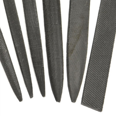 6pc Bearing Steel Warding File Set Engineering Precision Needle Hobby