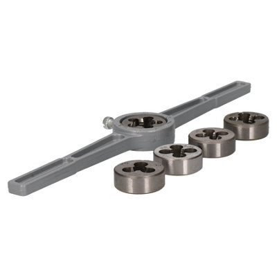 6pc Metric Die Set With Holder Wrench M6 to M12 Thread Repair Kit