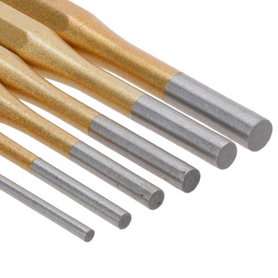 6pc Parallel Pin Punch 3 - 8mm Set 6in ( 150mm ) Chrome Vanadium