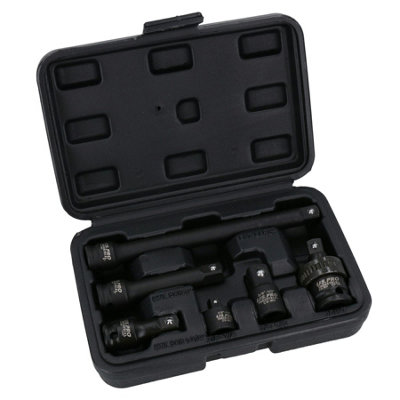 6pc Socket Impact Extension Step Up Adaptor Reducer Wobble Joint ...