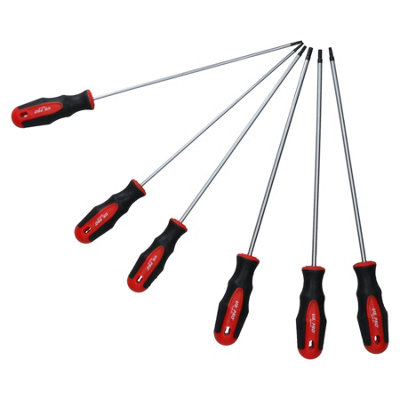 6pc Torx screwdriver set extra long T10 - T30
