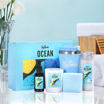 6Pcs Ocean Fragrance Bath Spa Gift Set | DIY at B&Q