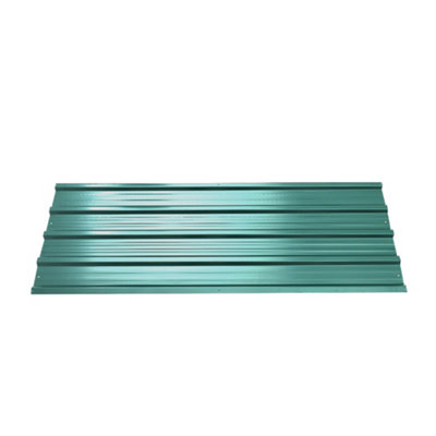 6Pcs/Pack Dark Green Metal Roof Panels 129cm L x 45cm W