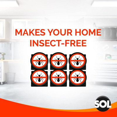 6pk Ant Traps Indoor & Outdoor - Ant Bait Stations for Home - Ant ...