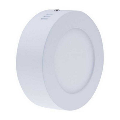 6W Round Circle LED Surface Mounted Panel Downlight Ceiling Light Cool ...