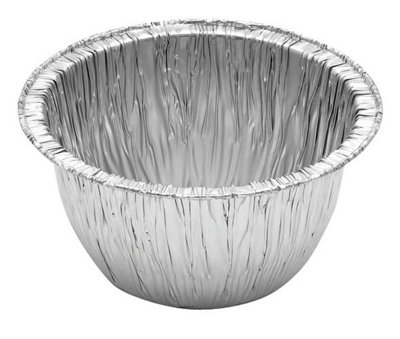 6x 1lb Foil Pudding Basins Aluminium Foil Baking Dishes Christmas ...
