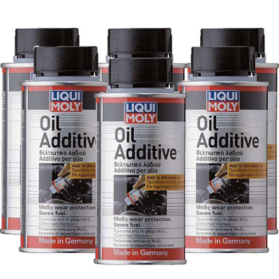 6x Liqui Moly MoS2 Oil Additive 125ml Low-Viscosity Increases Smooth ...
