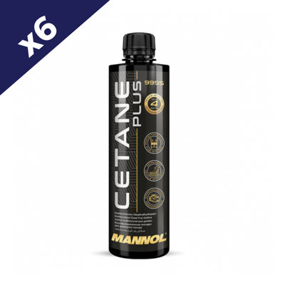 6x Mannol 450ml Super Diesel Cetane Plus Cetan Diesel Fuel Additive ...
