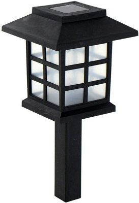 6x Solar Oriental Style Stake Lights