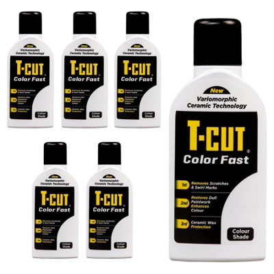 6x T-Cut White Scratch Remover Color Fast Paintwork Restorer Car Polish ...