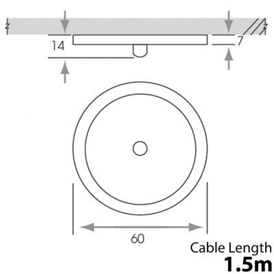 6x Ultra-Slim Aluminium Round LED Kitchen Lights with PIR Sensor ...