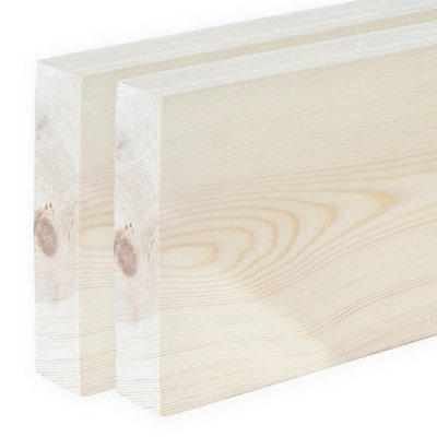 6x1.5 Inch Planed Timber (L)1500mm (W)144 (H)32mm Pack of 2