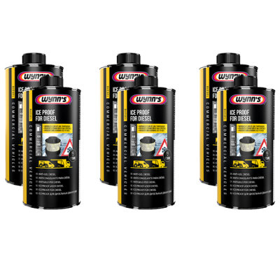 6x1L Wynns Winter Diesel Additive Anti-Gel Diesel Frost Protection ...