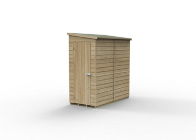 6x3 Pent Shed Beckwood Shed 25yr Guarantee Shiplap Pressure Treated ...