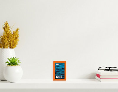 6x4 Orange Picture Frame (15.2 x 10.2cm) Poster, Photo, Artwork ...