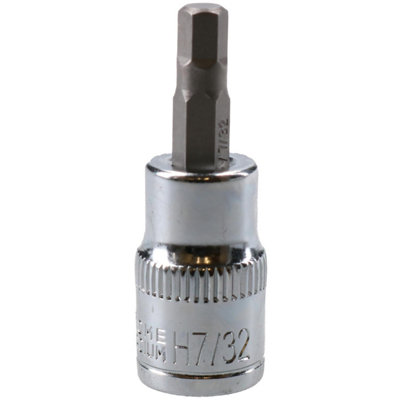 7/32" Hex Key Socket / Bit 3/8" Drive Imperial AF SAE 6 Sided Allen Key ...