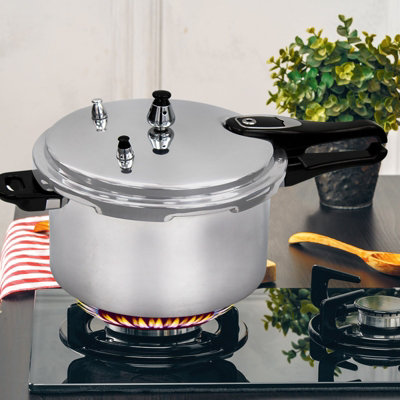 7.5 Litre Dual Handle aluminum Pressure Cooker Kitchen Catering Cookware