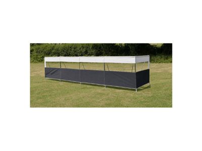7.5M X 1.4M Pro Deluxe Windbreak - Aluminium Framed 5 Section Garden