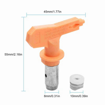 7/8" Universal Spray Accessory Tool for Wagner Airless Paint Sprayer ...