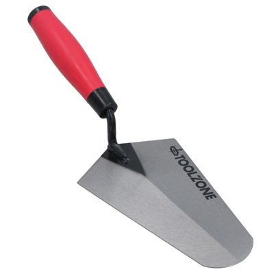 7" Brick Laying Cement Gauging Trowel with Soft Grip Handle Builders