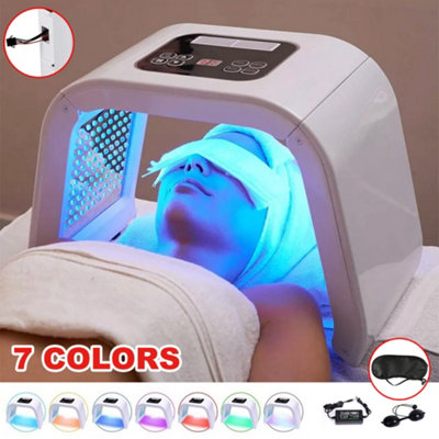 7-COLORS PHOTON THERAPY FACIAL LED PDT LIGHT SKIN REJUVENATION BEAUTY ...