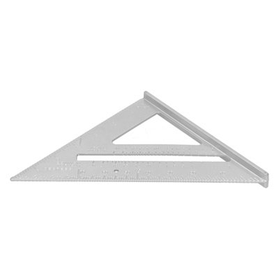 7-Inch Aluminum Triangle Ruler with Clear Scale for Accurate Right ...
