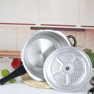 7 Litre Home Dual Handle aluminum Pressure Cooker Kitchen Catering Cookware