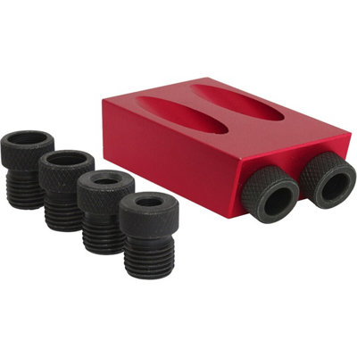 Pocket hole and doweling jig kit store