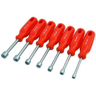7 Piece Nut Driver Tool Set 6 7 8 9 10 11 12mm 6pt (Neilsen CT1386 ...