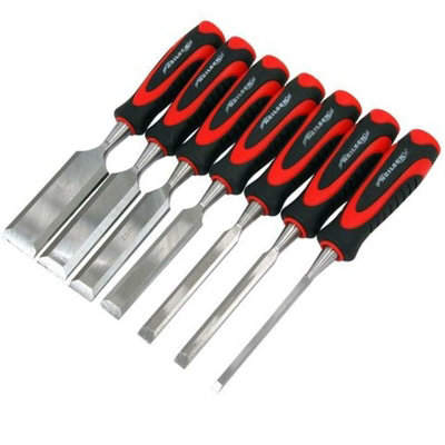 7 Piece Wooden Chisel Set Woodworking Carpenter (Neilsen CT0054)