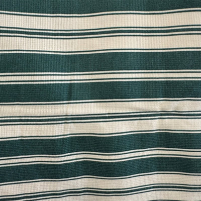 7 Pole Green Contemporary Stripe Windbreak