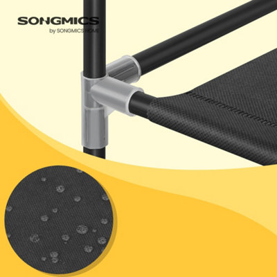 7-Tier Fabric Shoe Rack Storage Cabinet, 28 x 46 x 126 cm, with ...