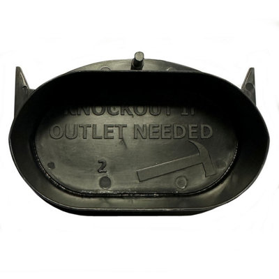 7 x Heavy Duty A15 Easy Flow Storm Drain Shallow Flow Drainage PVC ...