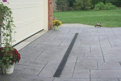 7 x Heavy Duty A15 Easy Flow Storm Drain Shallow Flow Drainage PVC ...