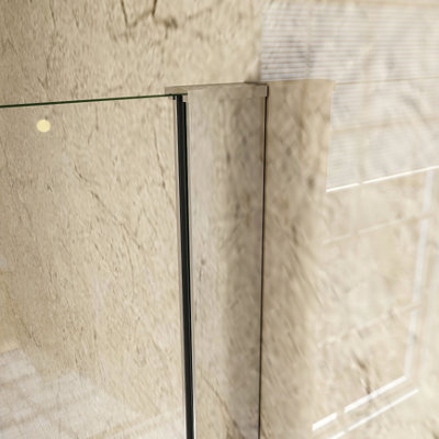 700x1400mm Sline Sanitary Fixed Square Bath Shower Screen Toughened ...