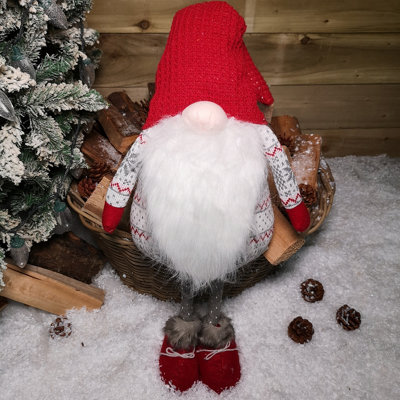 70cm Standing Gonk with Extendable Legs Christmas Decoration