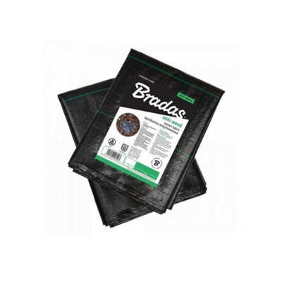 70GSM WOVEN WEED CONTROL MEMBRANE 1.6M X 5M UV RESISTANT WATER ...