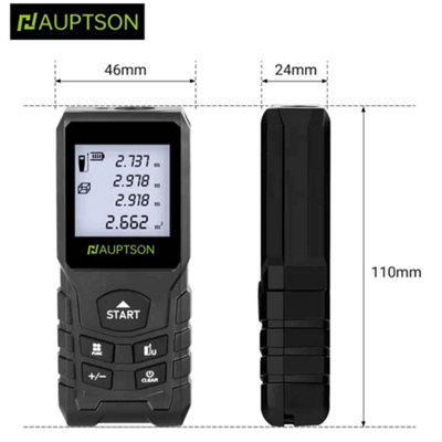 70M Laser Distance Meter, Laser Rangefinder Distance Meter Tape for ...