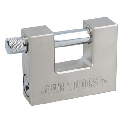 70mm Shutter Padlock / Lock / 3 keys Security Solid Shed Garage Storage ...