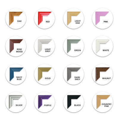 70x70cm Classic Black Modern Picture Frame - Poster Frame for Photos ...